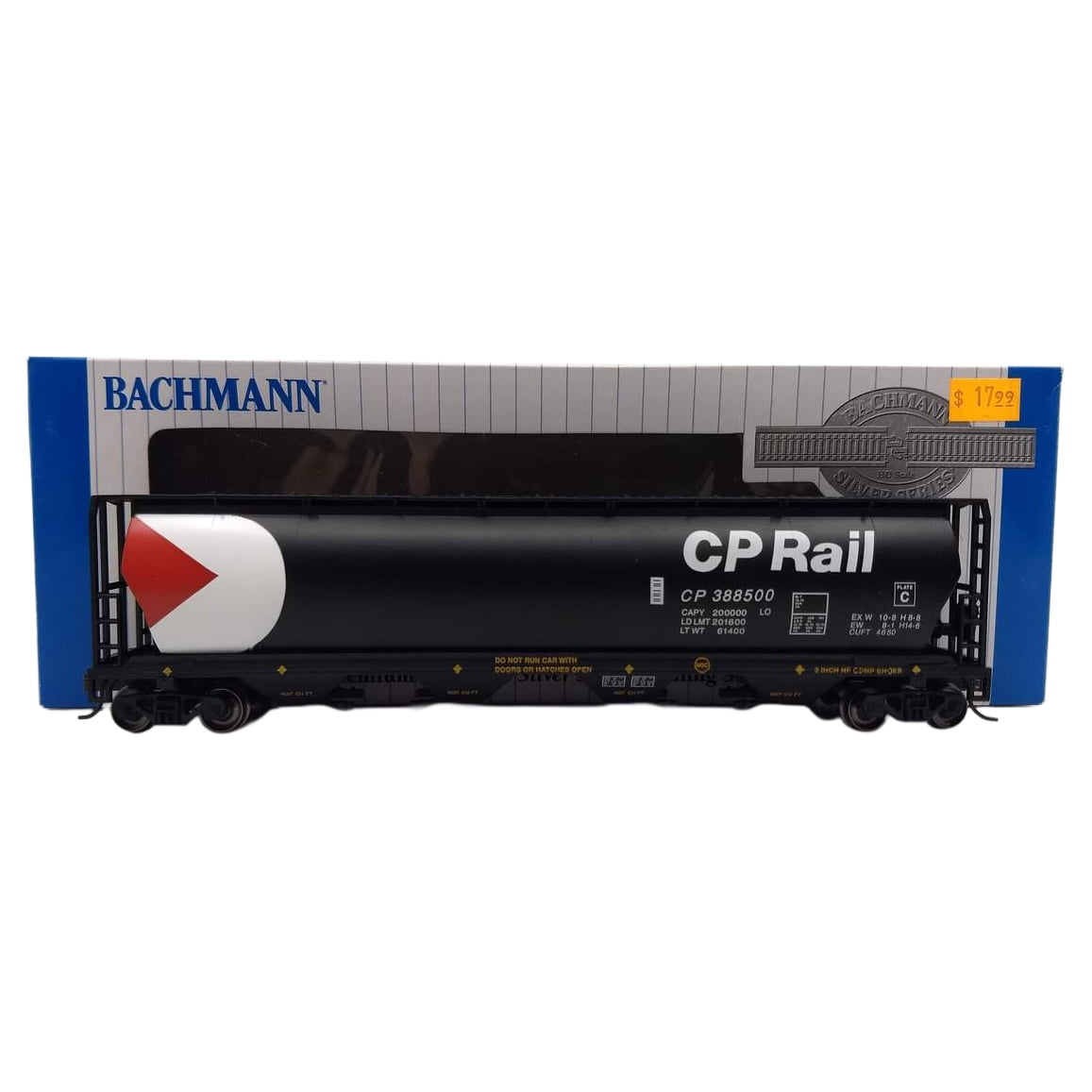 Bachmann HO Scale Cylindrical 4-Bay Grain Hopper Canadian Pacific/CP ...