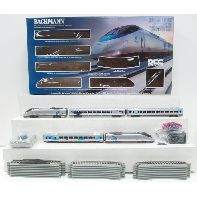 Bachmann Trains Amtrak Acela Ready To Run Electric Train Set With DCC ...