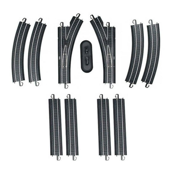 Free Shipping! Bachmann Trains HO Scale Nickel Silver E-Z Track Layout ...