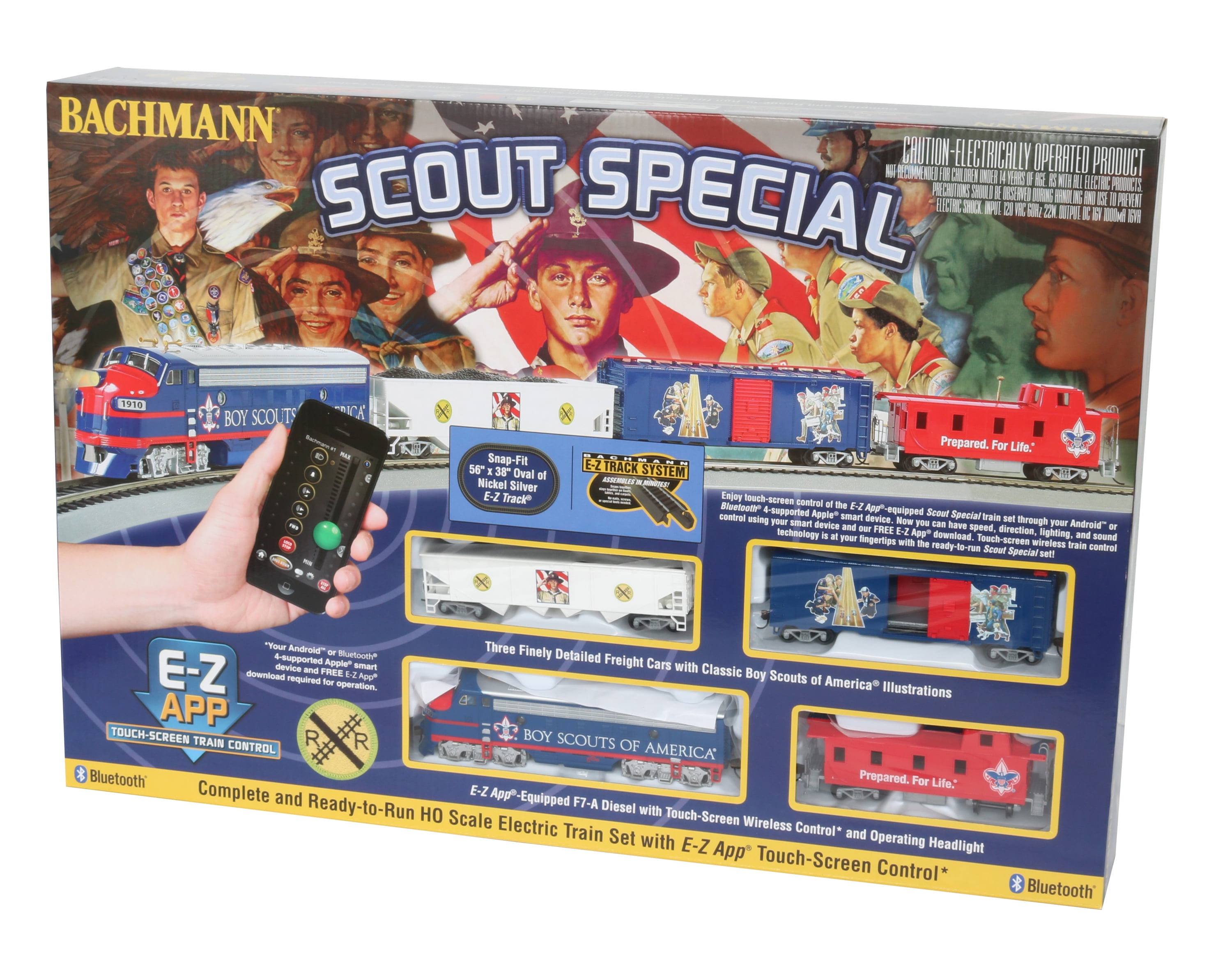 Bachmann Trains HO Scale Scout Special Boy Scouts Of America E-Z App ...