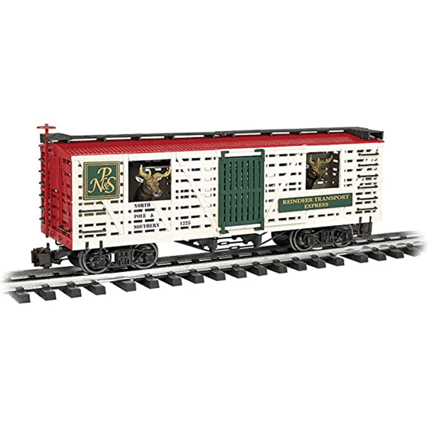 Bachmann Trains Large G Scale 1:25 NP&S Animated Stock Car with ...
