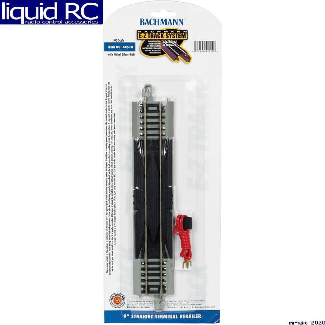 Bachmann Trains Snap-Fit E-Z Track 9 in. Straight Terminal Rerailer ...