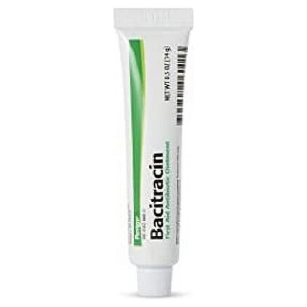 Bacitracin First aid Antibiotic Ointment, USP - 1/2 Oz - Walmart ...