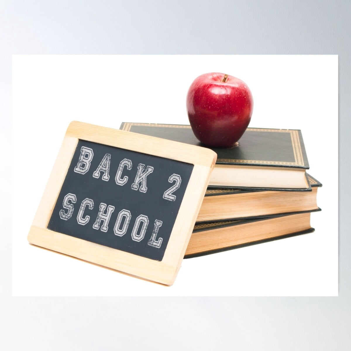 Back 2 School Poster Wall Art, Modern Wall Decor For Living Room ...