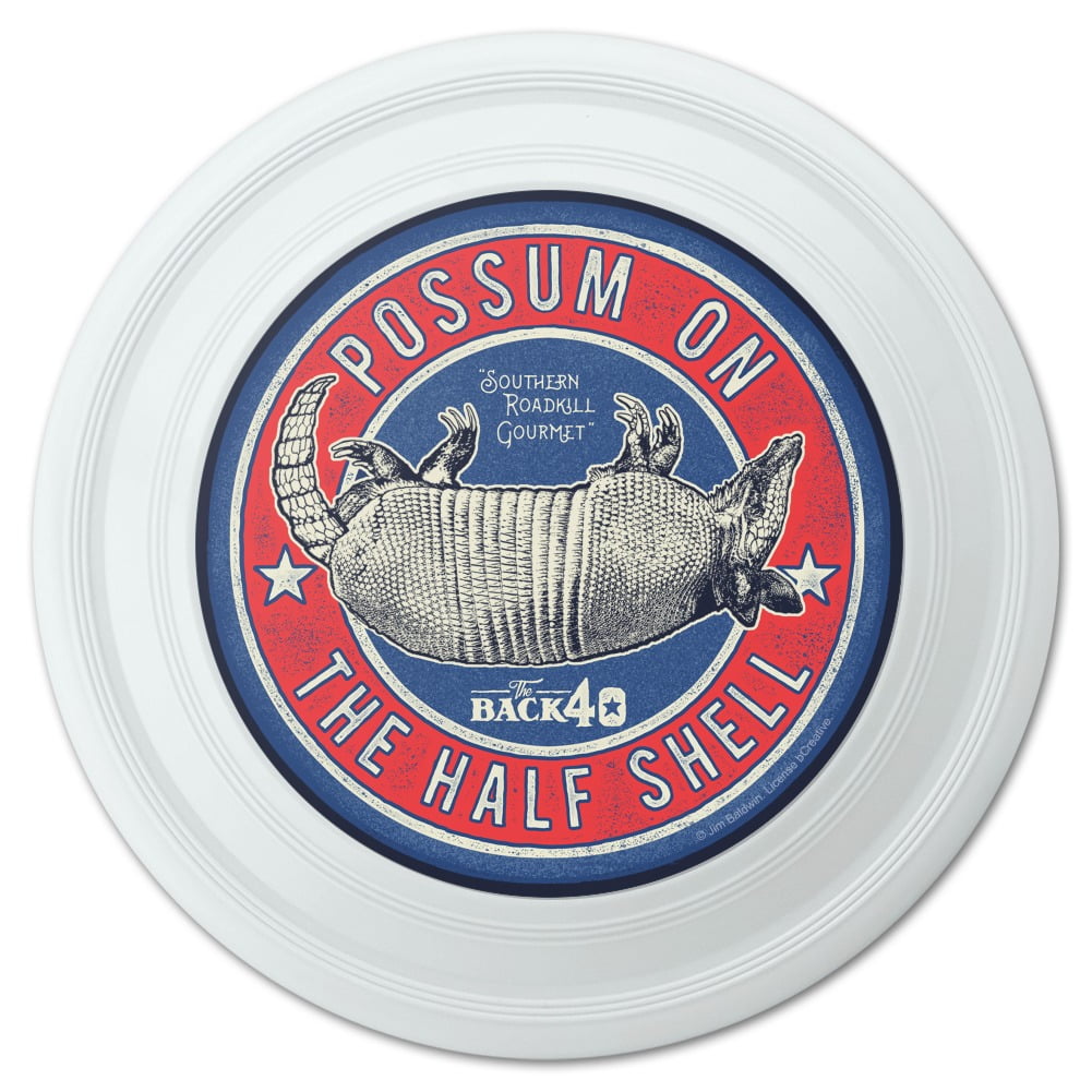 Back 40 Possum on the Half Shell Roadkill Novelty 9" Flying Disc ...