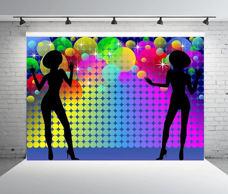 Back to The 80's Backdrop 80s Birthday Party Brick Wall Banner Disco 80 ...