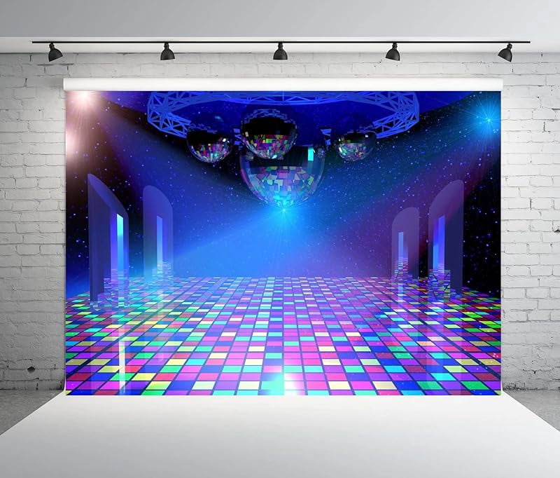 Back to The 80's Backdrop 80s Birthday Party Brick Wall Banner Disco 80 ...