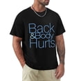 Back And Body Hurts Men's Cotton HD Print Short Sleeve T-Shirt Crew ...