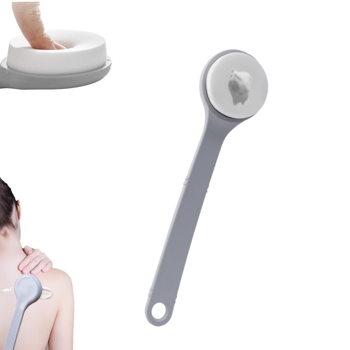 Back Applicator for Lotion,1Pack Long Handle Back Ointment Spreader,HYG ...