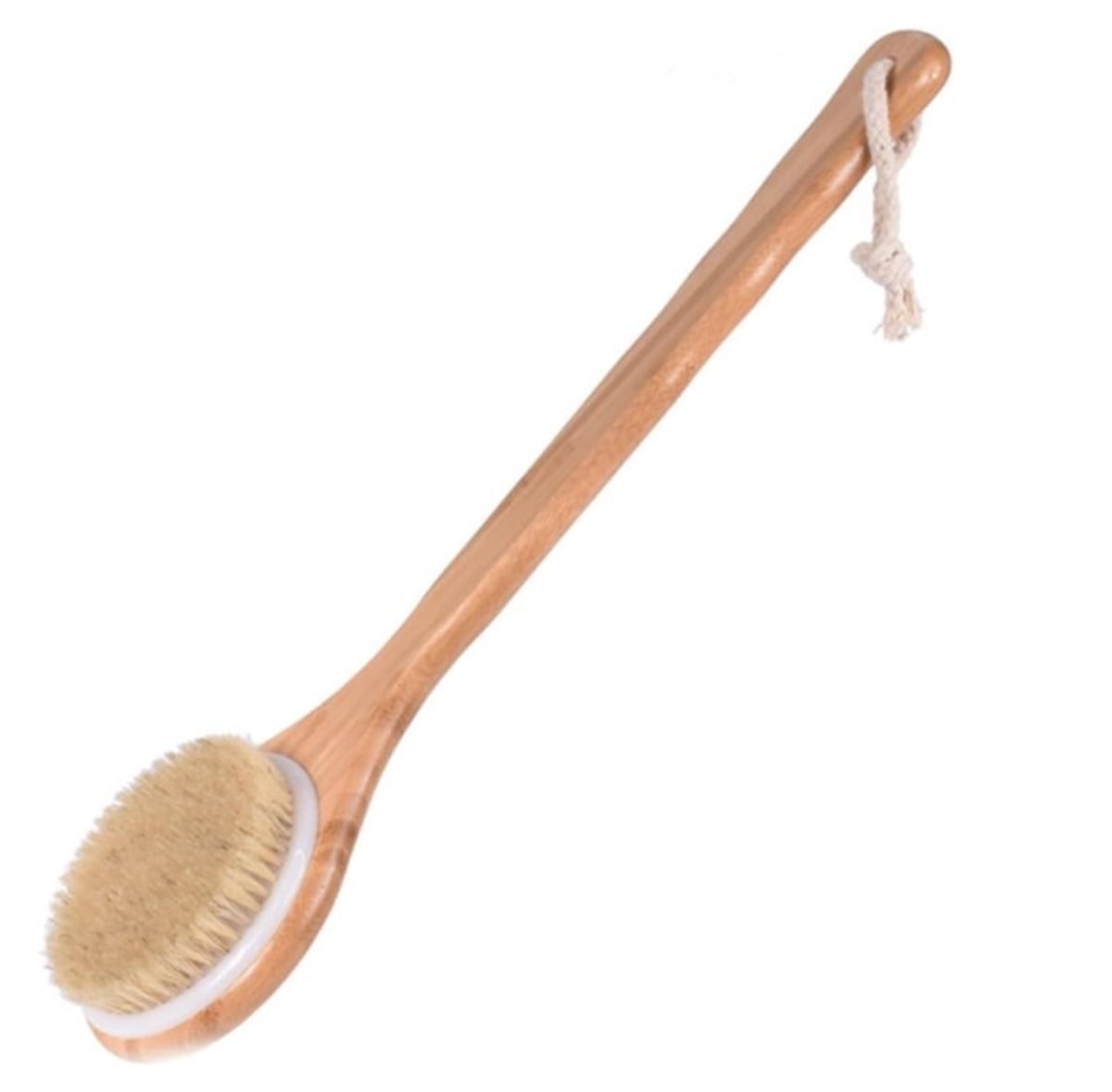 Back Bath Scrubber 1 Pack,Light Weight Massage Body Brush,Natural ...
