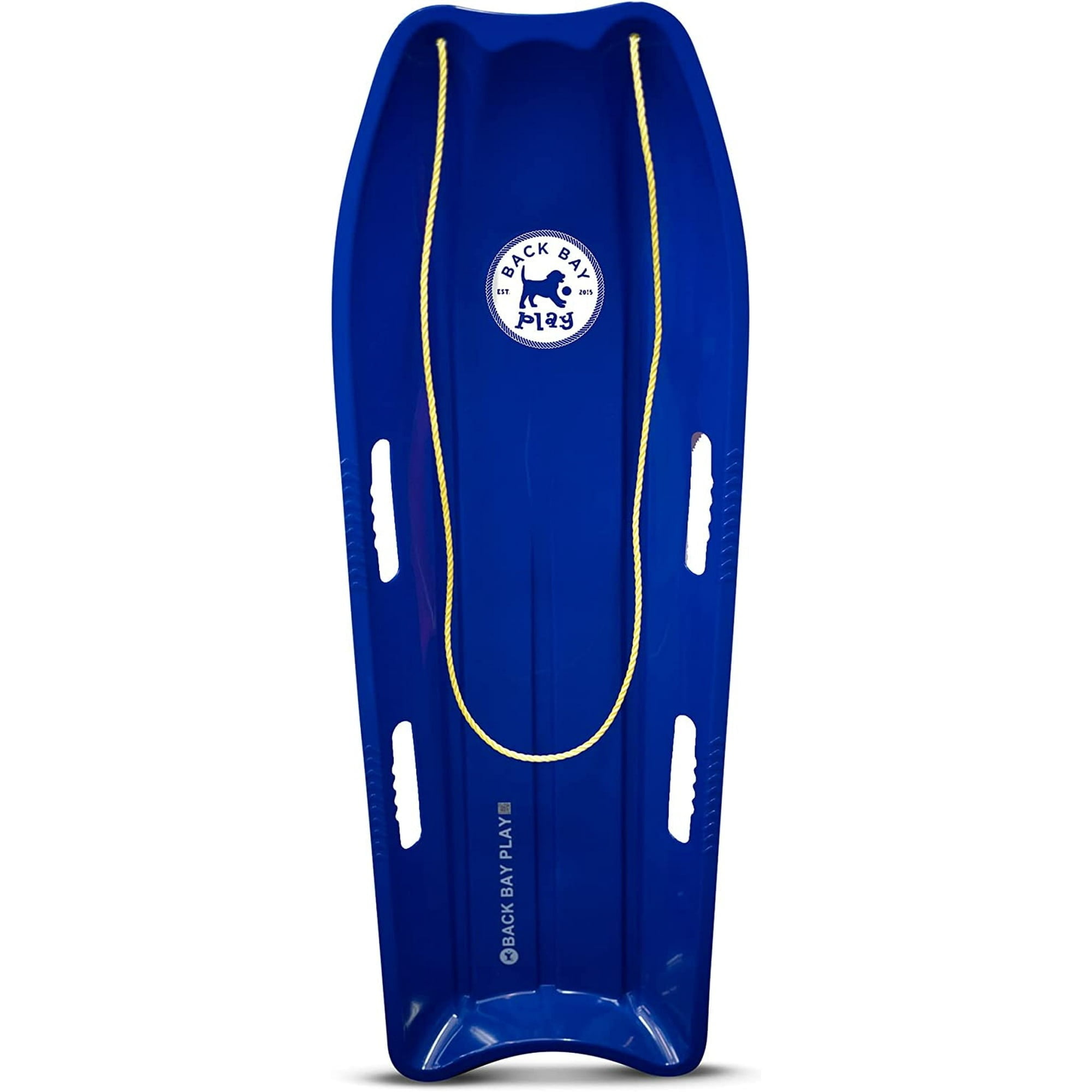 "Back Bay Play Outdoor Family Winter Plastic Sled - 47"" 2 Person ...