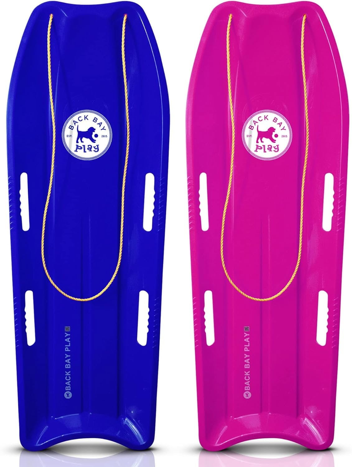 Back Bay Play Lifetime Snow Sled Two-Rider Downhill Outdoor 2 Packs ...