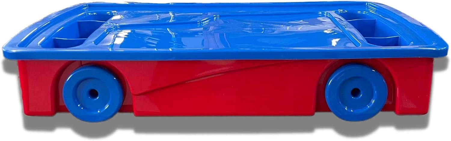 Back Bay Play Under Bed Storage Toy Organizer bin & Kids Sandbox with ...