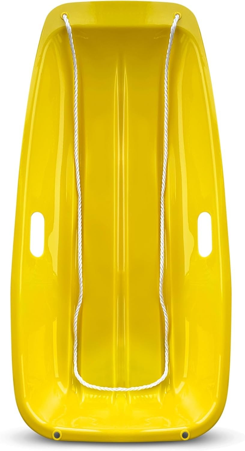 Back Bay Play Winter Snow Sleds Plastic Snow Sled for Kids and Adults ...