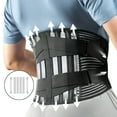 Lower Back Pain Relief Brace with 3D Lumbar Pad, 6X Support Belt for ...