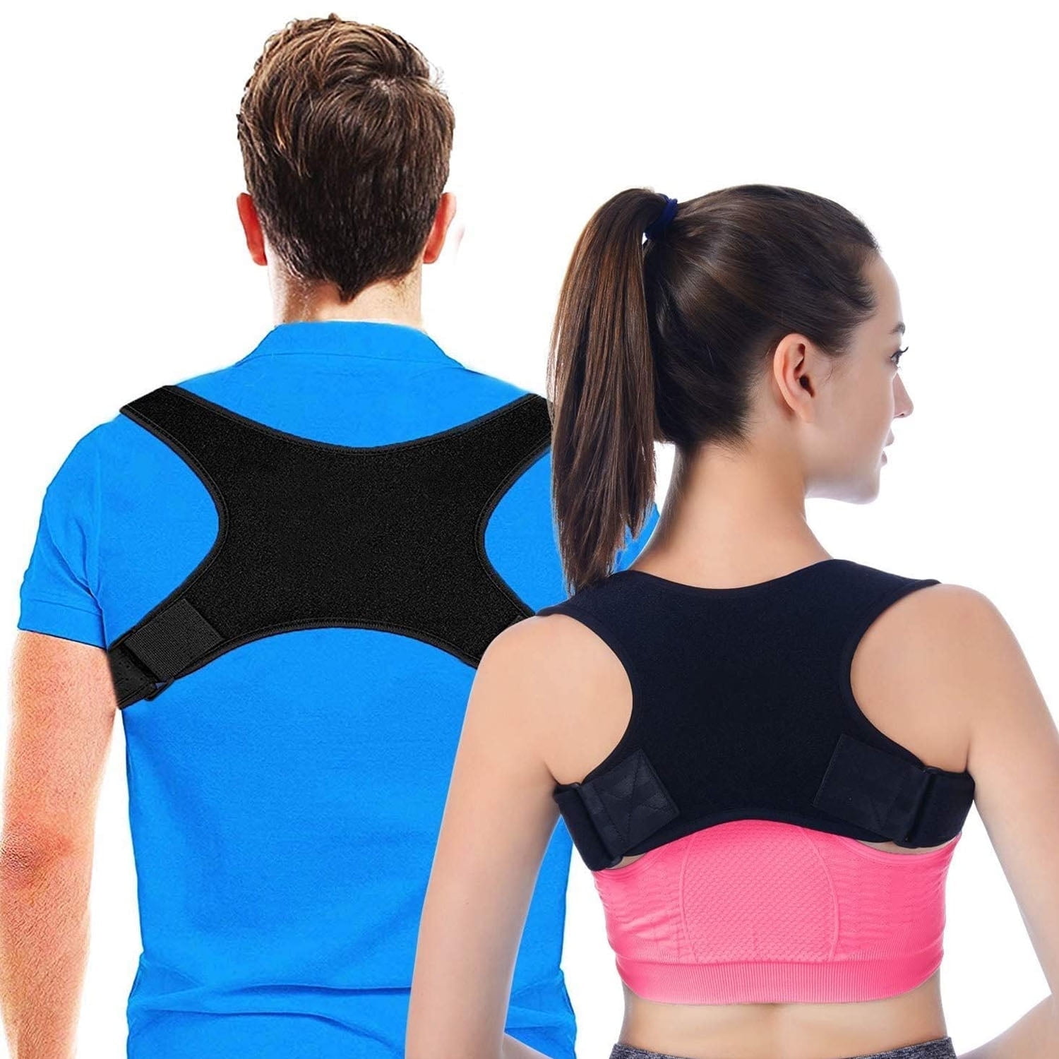 Peduu Back Brace for Men and Women, Adjustable Posture Corrector, Upper ...
