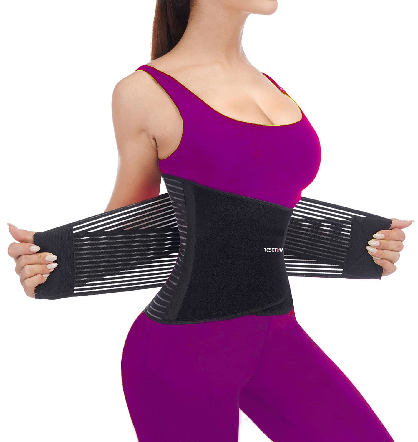 Back Brace for Men and Women, Back Support Belt Relief Lower Back Pain ...