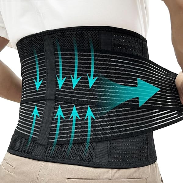 Back Brace for Men and Women Lower Back, Lumbar Support Belt Relieve ...