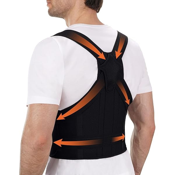 Back Brace Posture Corrector for Men and Women - Adjustable Full Back ...