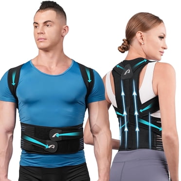 Back Brace Posture Corrector for Women and Men, Shoulder Straightener ...