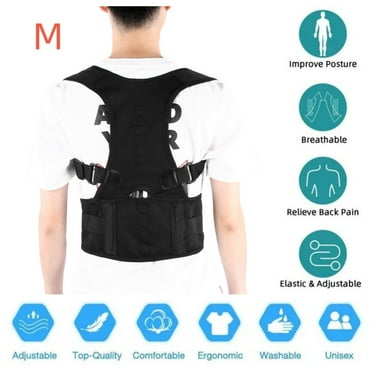 Copper Fit X-Back Brace for Lower Back Pain – Curved Lumbar Panel ...