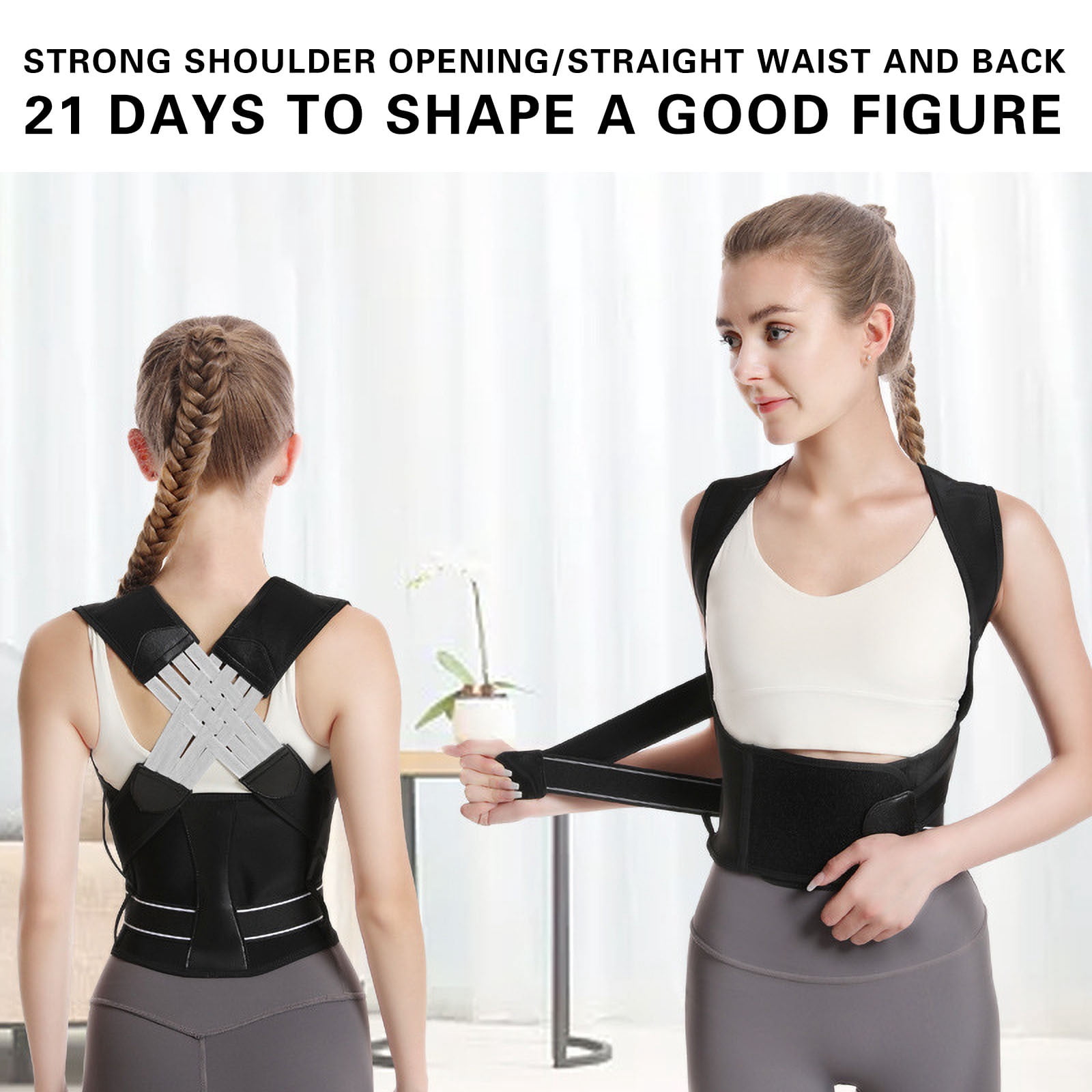 Back Brace Posture Corrector for Women and Men Shoulder Straightener ...