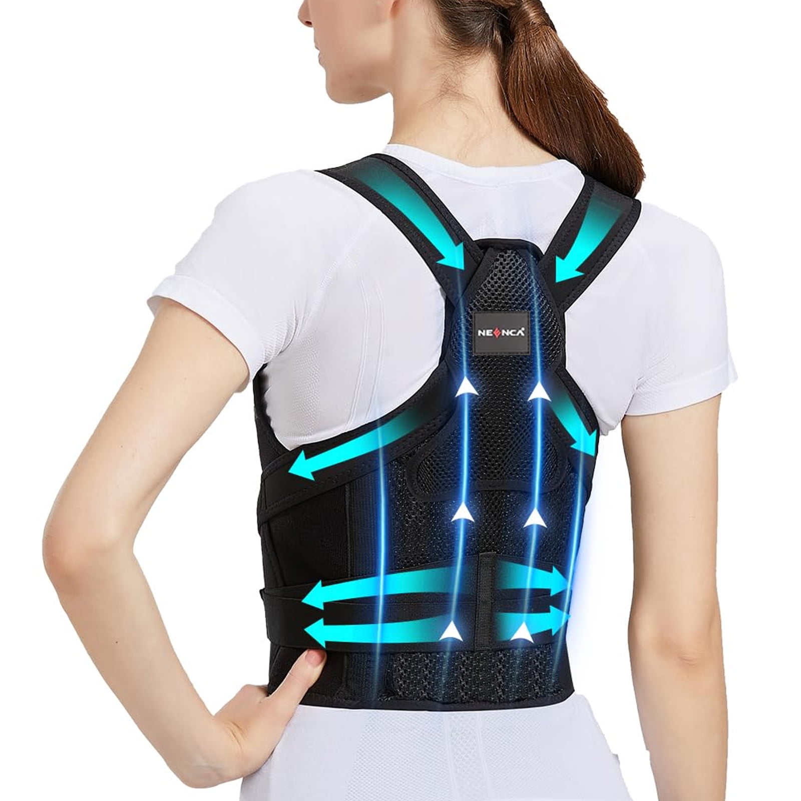 Back Brace Posture Corrector for Women and Men, Back Straightener ...