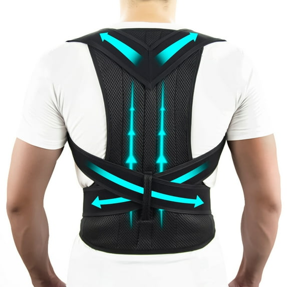 Back Brace Posture Corrector for Women and Men, Shoulder Straightener ...