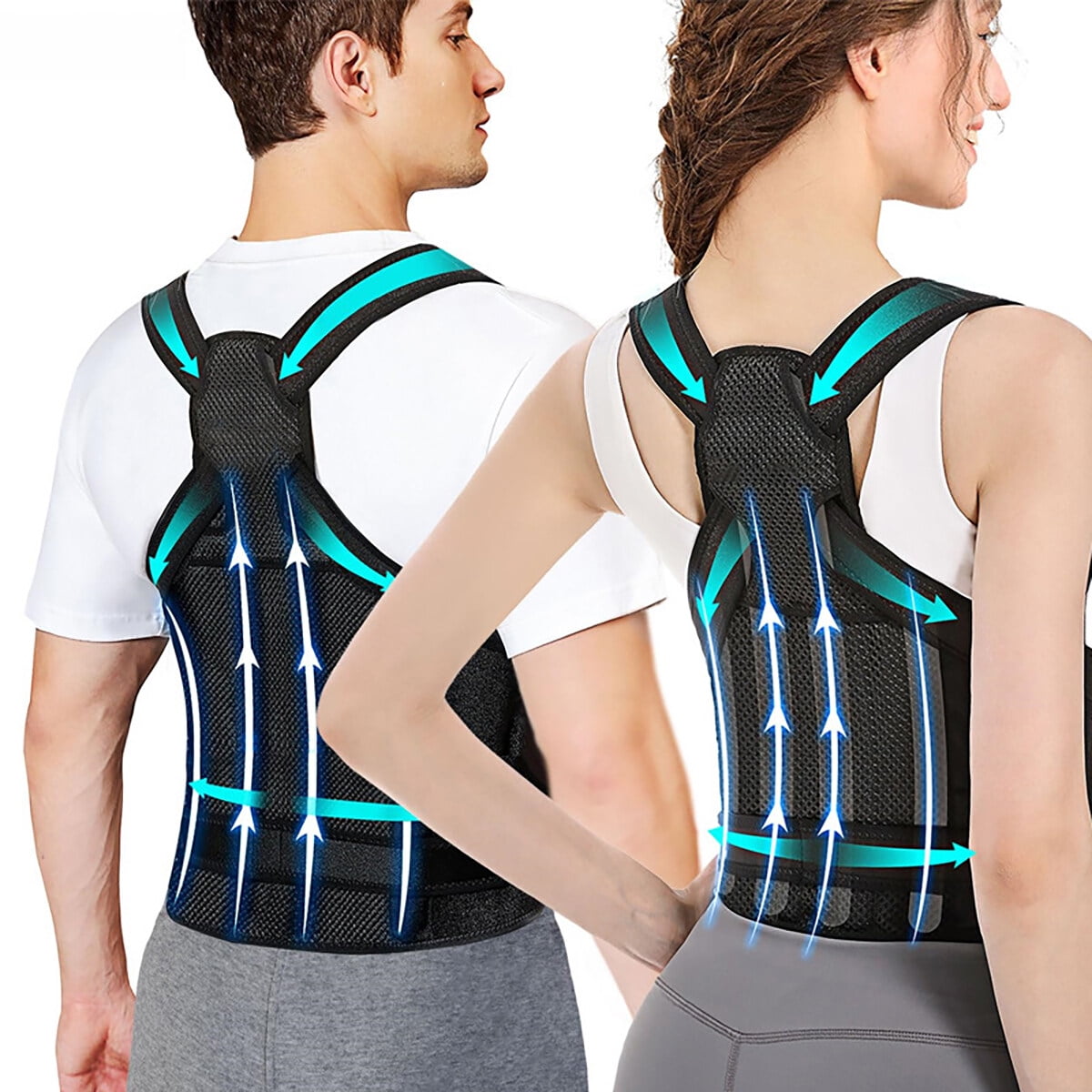 iFCOW Back Brace and Posture Corrector for Women and Men, Hunchback ...