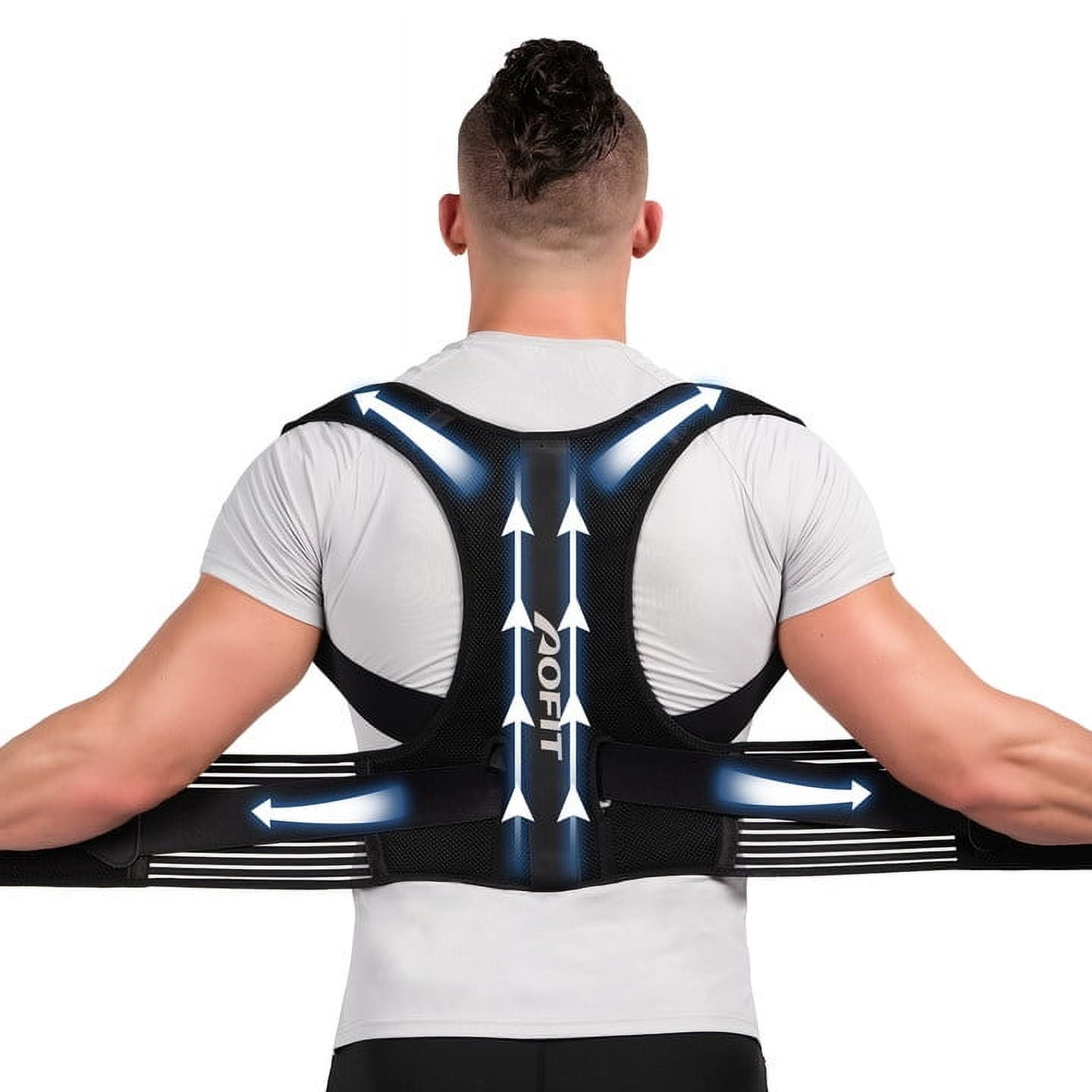 Aofit Back Brace for Lower Back Pain Relief, Adjustable Lumbar Support ...