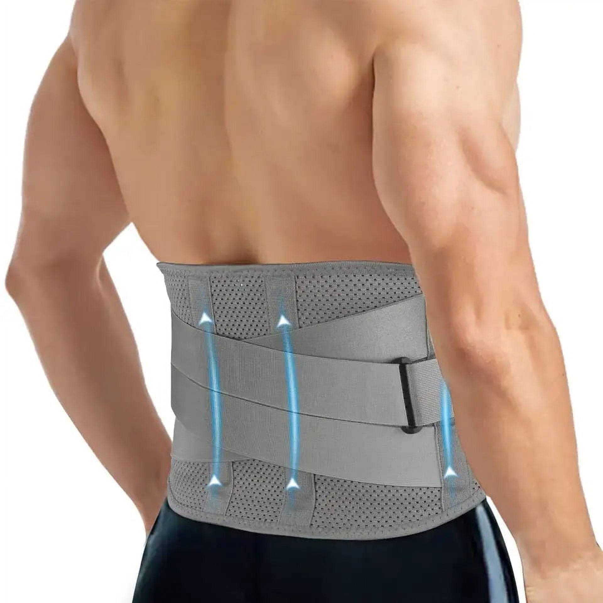 Back Braces for Lower Back Pain Relief with 6 Stays,Anti-skid lumbar ...