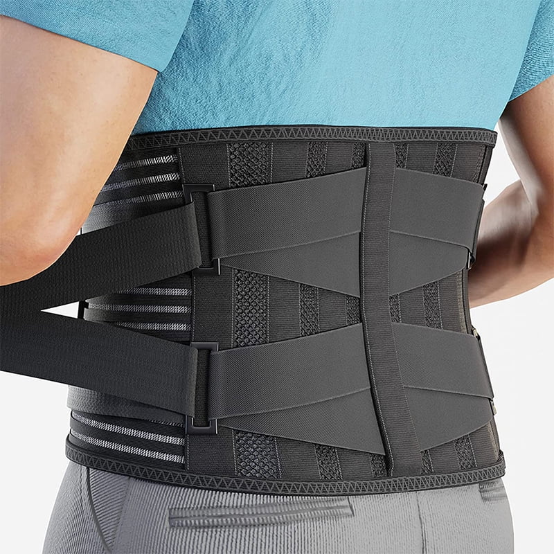 Back Braces for Lower Back Pain Relief with 6 Stays Breathable Lumbar ...