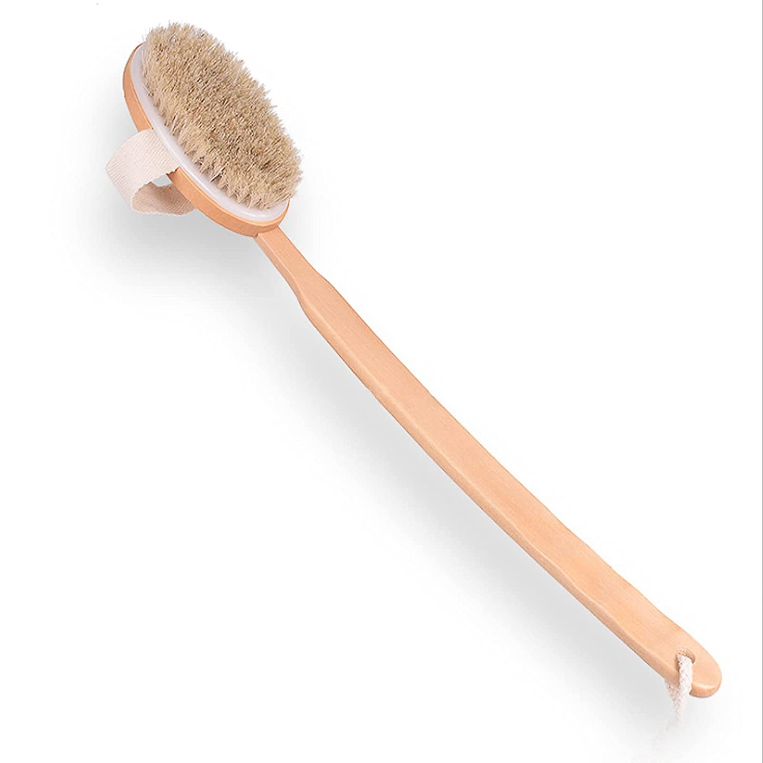 Back Brush for Bath Shower Body Scrubber One Side with Long Handle ...