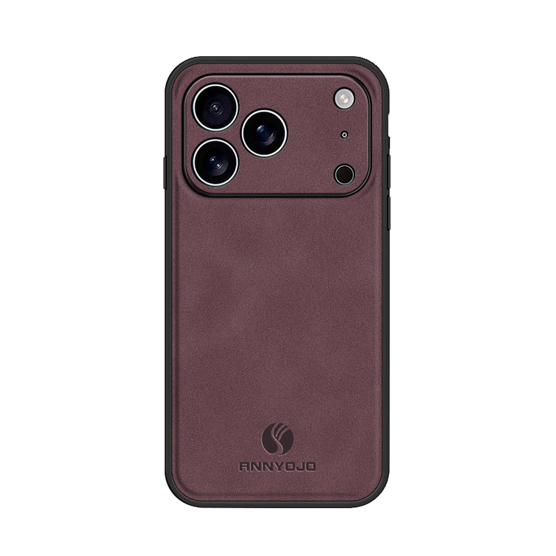 Back Case Compatible with iPhone 17 Pro Max, Classic Anti-Scratch PU ...