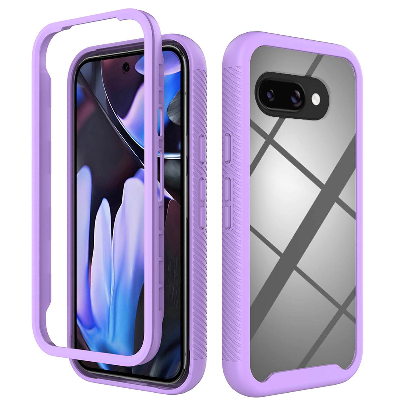 Back Case for Google Pixel 9a, Luxury TPU Front Frame PC Clear Back ...