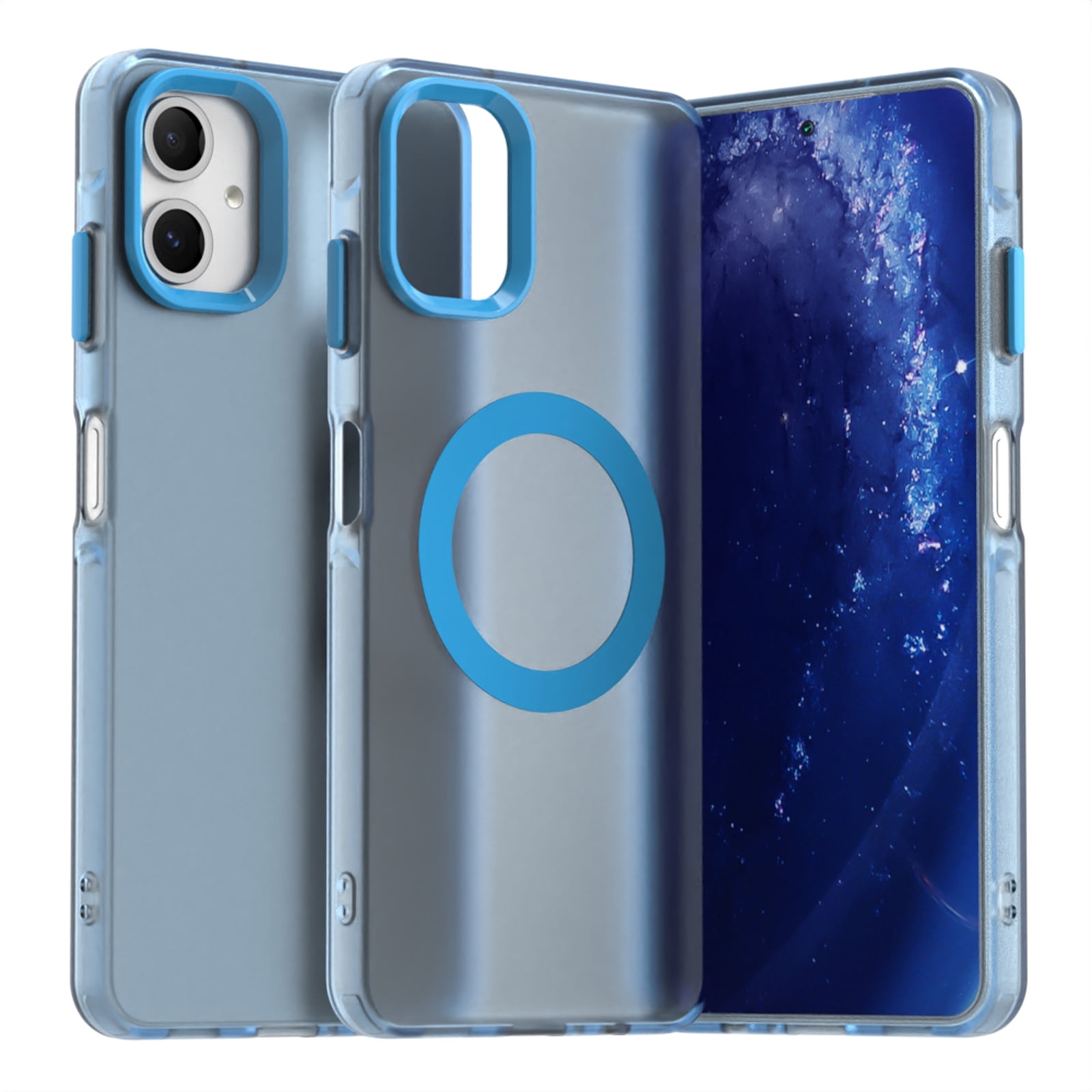 Back Case for Samsung Galaxy A06, Compatible with Magsafe Clear Back ...