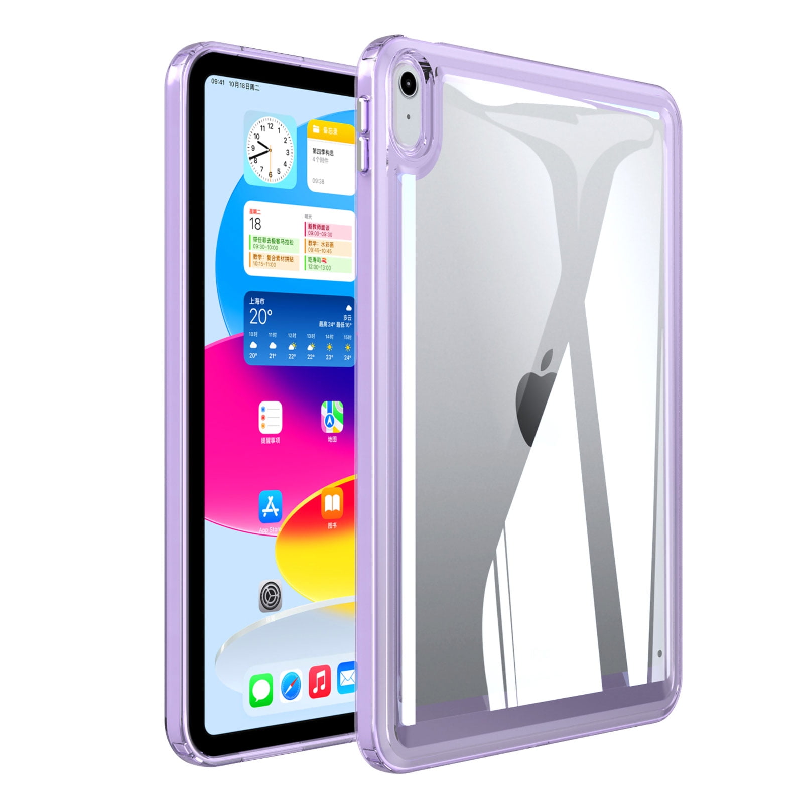 Back Case for iPad Air 11 Inch 2024 M2 (Air 6th Generation), Slim Clear ...