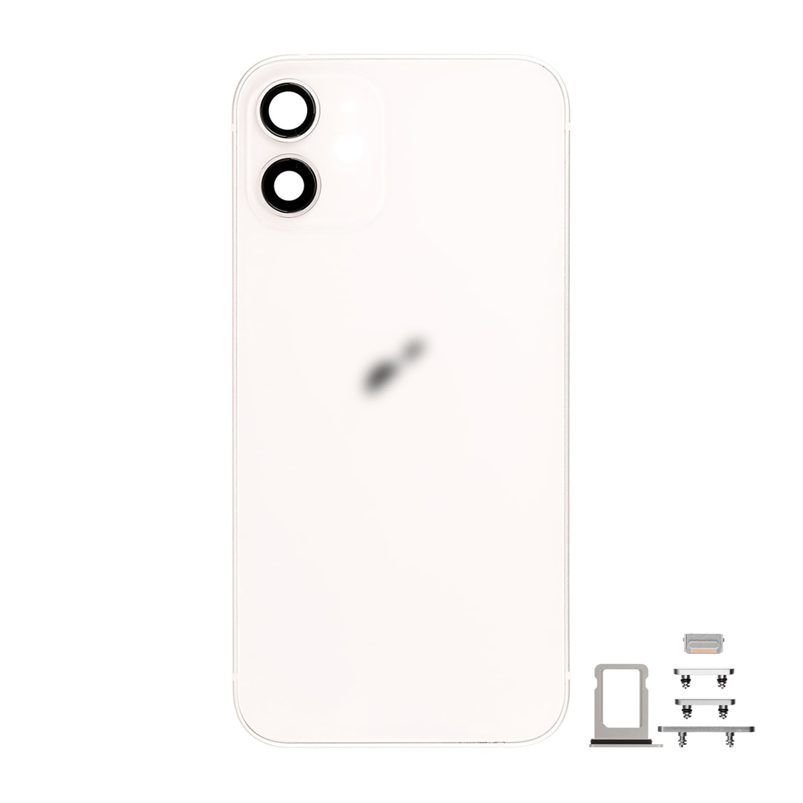 Back Cover for iPhone 12 Mini (5.4") with Middle Frame and SIM Card ...