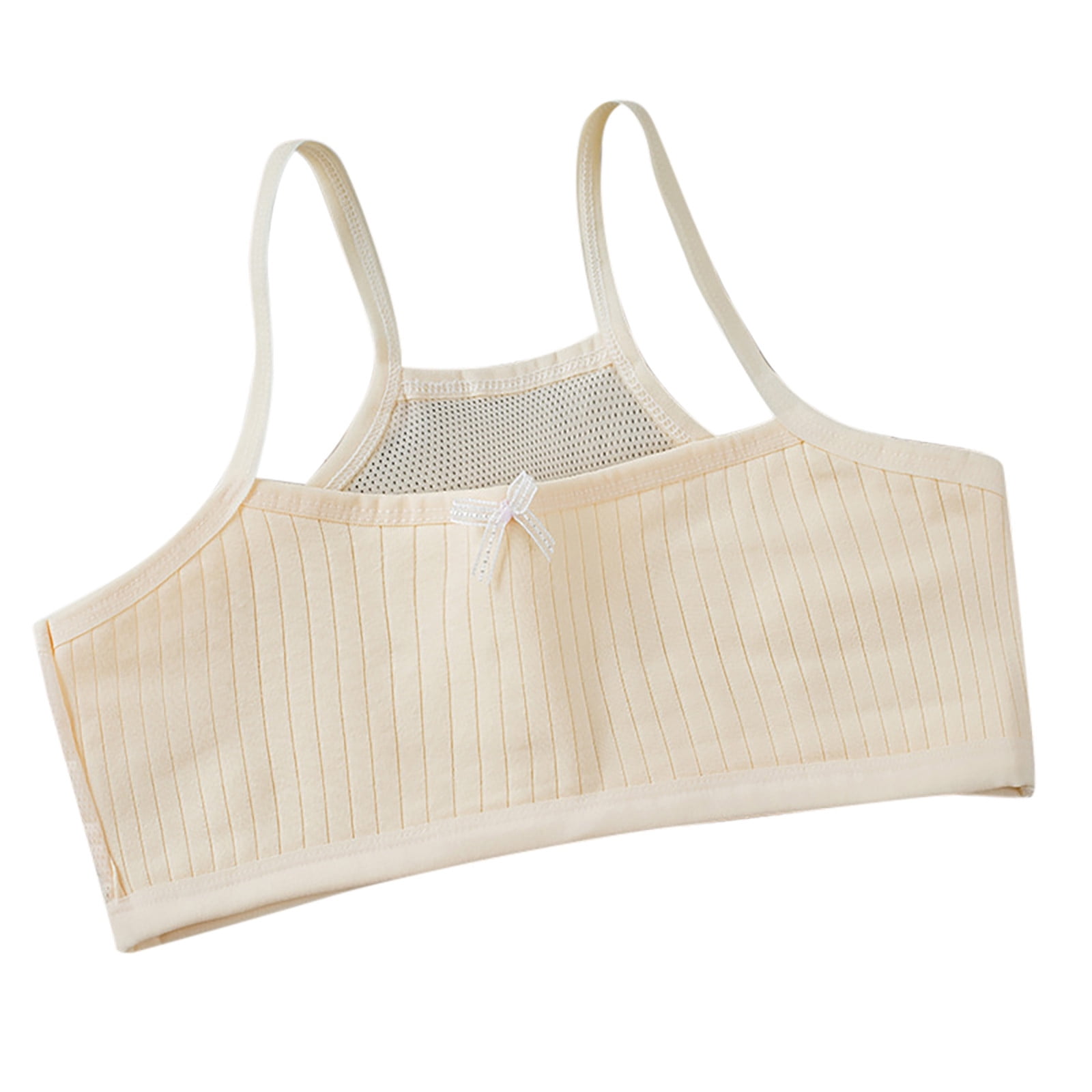 Back Double Mesh Bras For Girls Teen Girls Sports Bras Comfort Soft ...