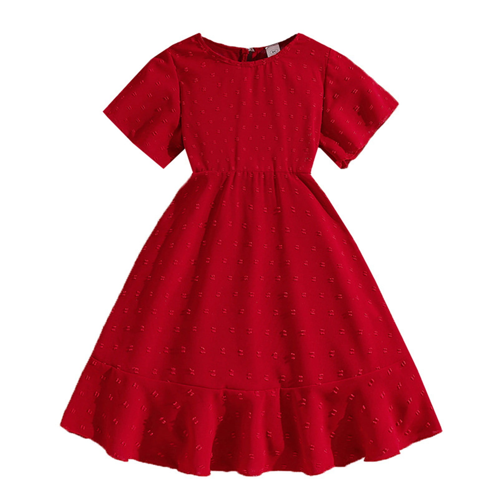 Back Dress for Wedding Girls Dress 4 Years Toddler Girls' Red Party ...
