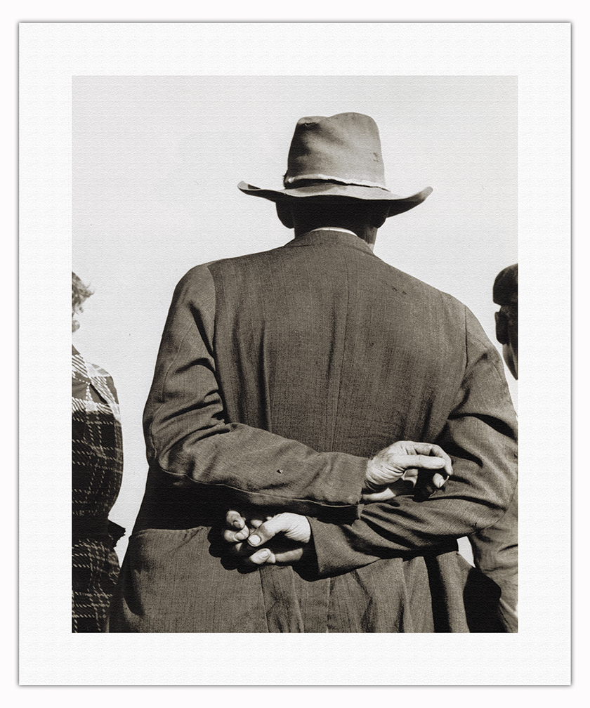 Back (Drought Refugees) - Vintage B&W Photograph by Dorothea Lange c ...