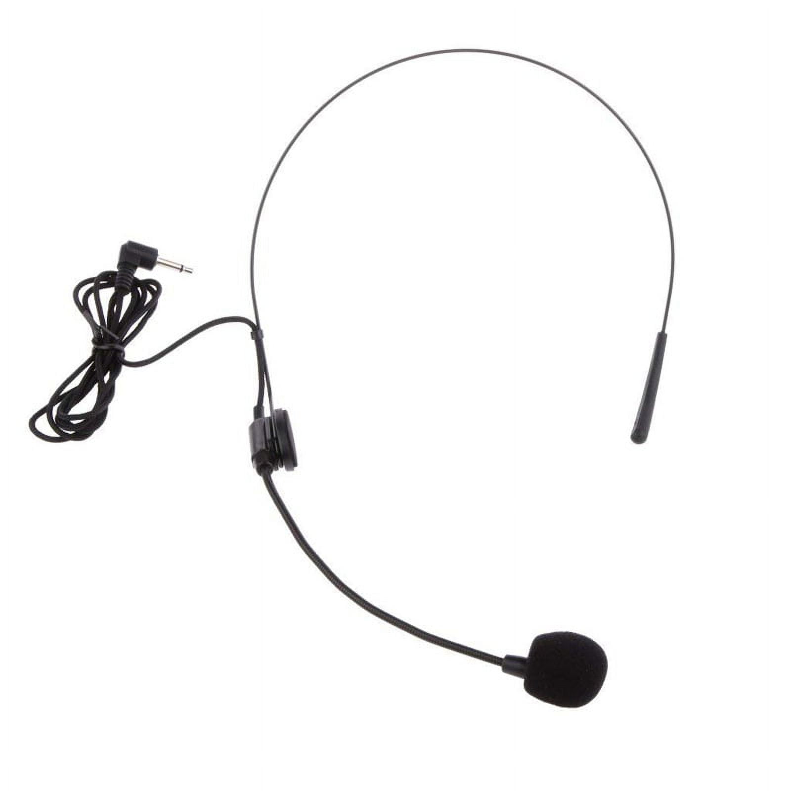 -Back Electret Unidirectional Headband Microphone With Plug With ...