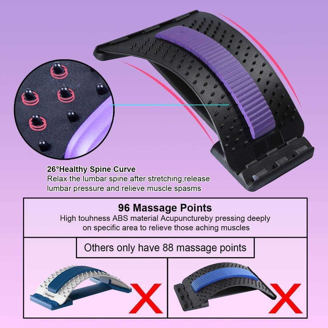Back Extender In Lower And Upper Back, Back Massage Lumbar Extender ...