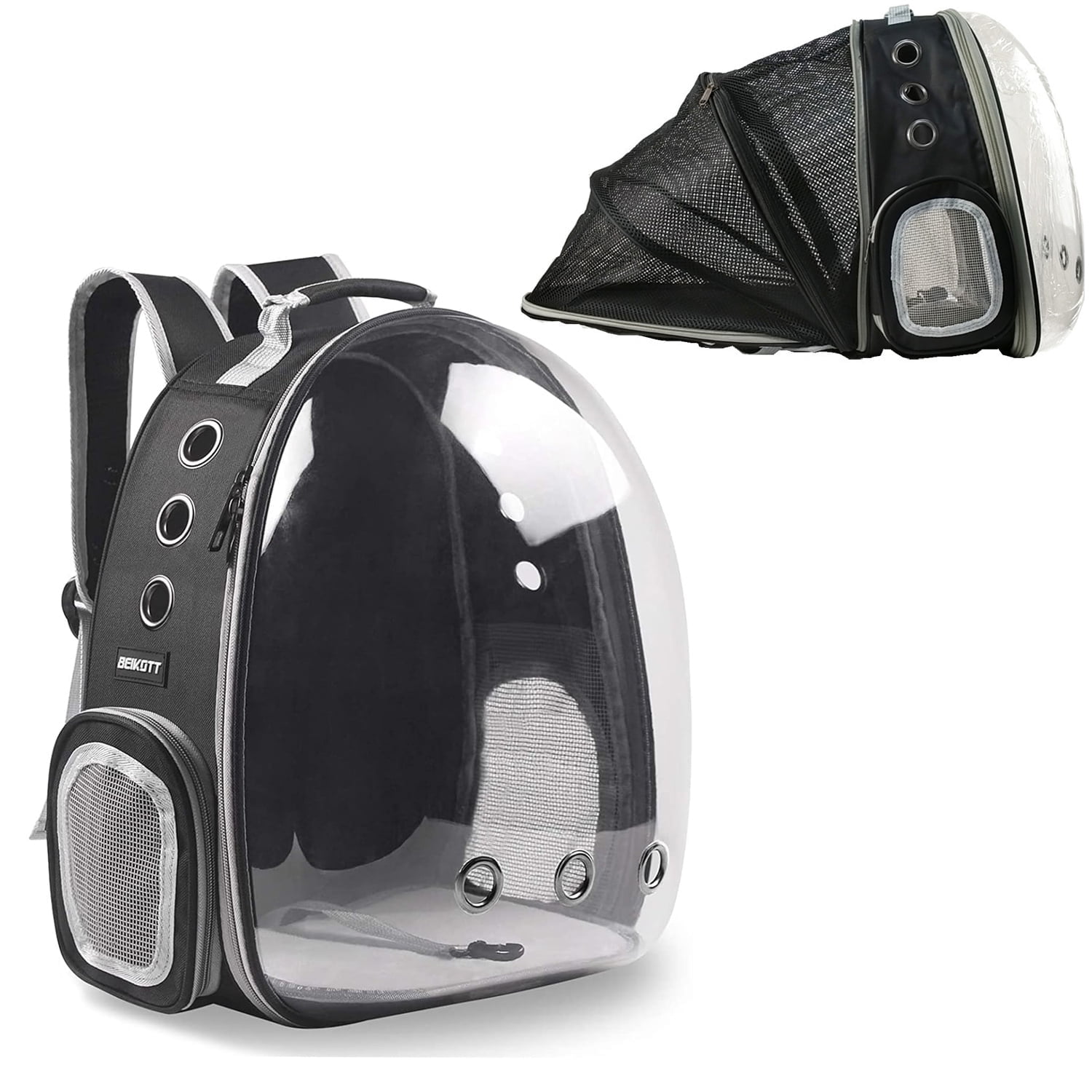 Back Extension Cat Backpack Carriers, Space Capsule Transparent Bubble ...