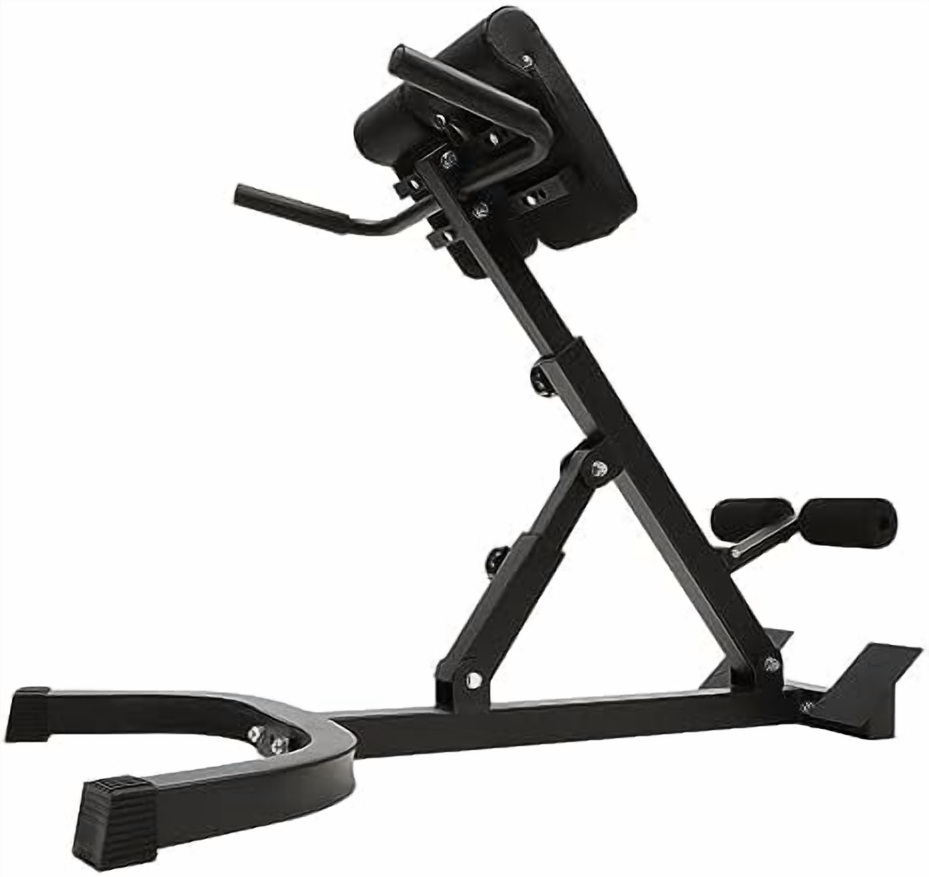 Back Extension Roman Chair, Foldable Ab Sit Up Bench 330lbs Roman Chair, Multi-Functional Back ...
