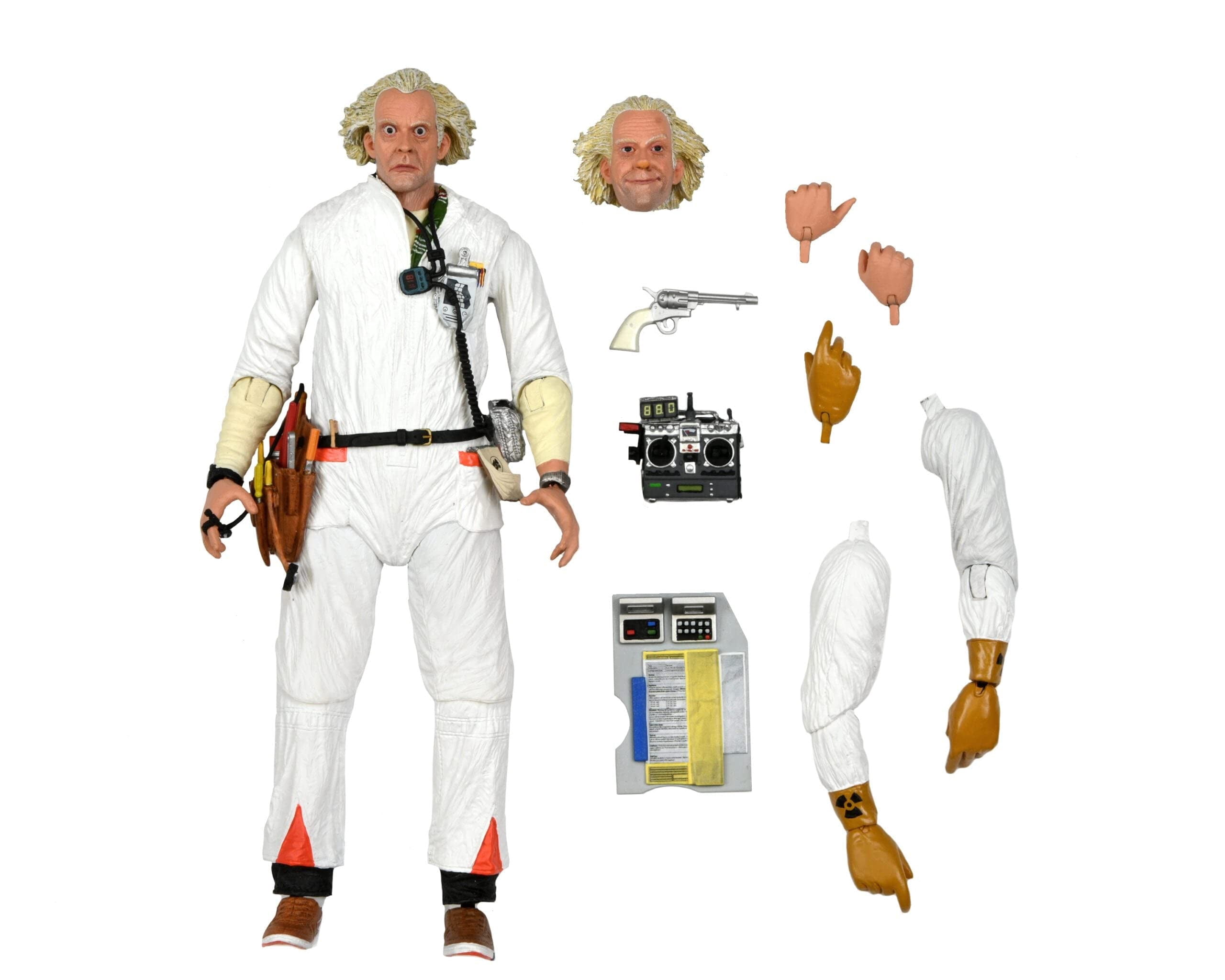 Back Future - Ultimate Doc Brown 1985-7" Scale Action Figure, Black ...