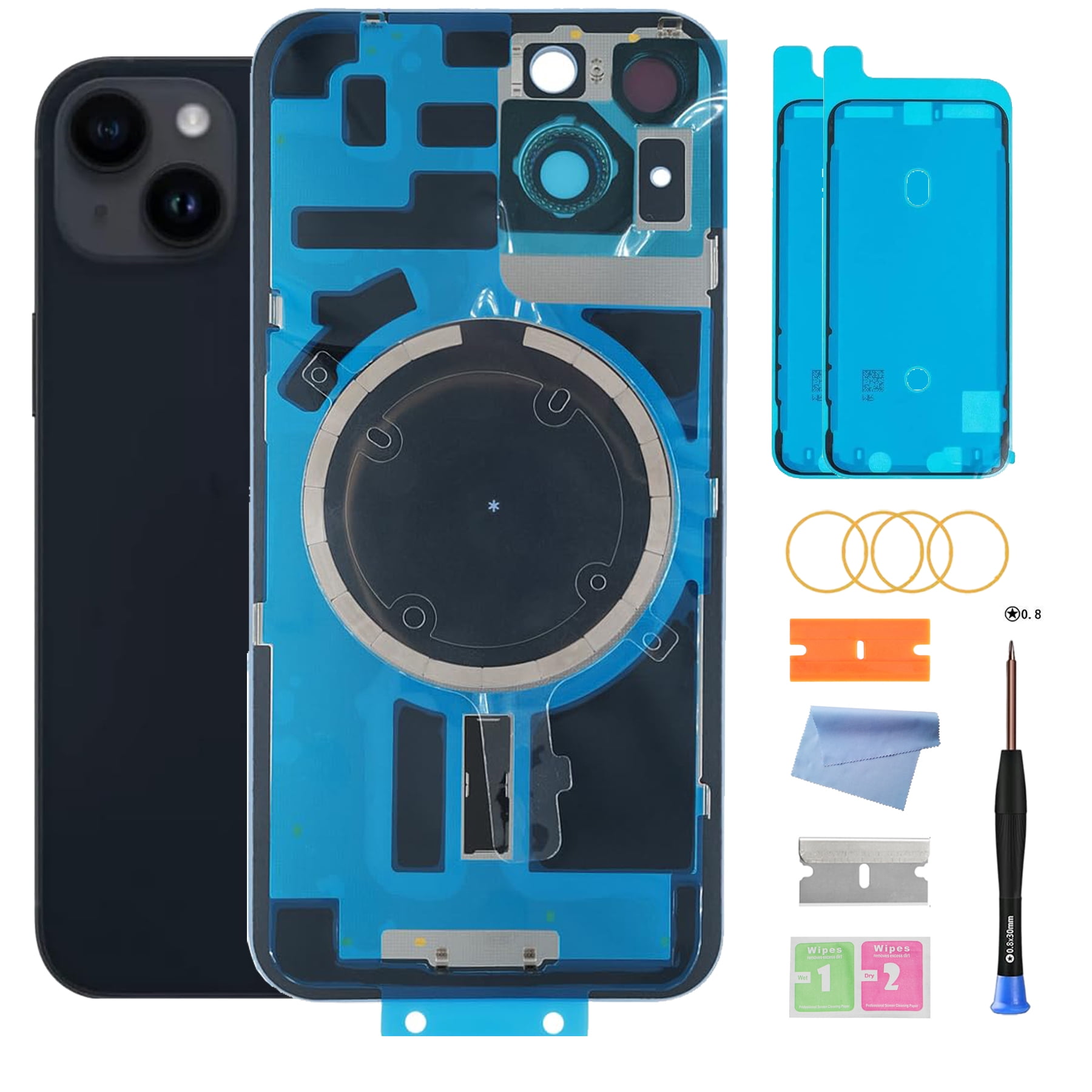 Back Glass Replacement for iPhone 14 - 6.1 Inch Back Glass Replacement ...