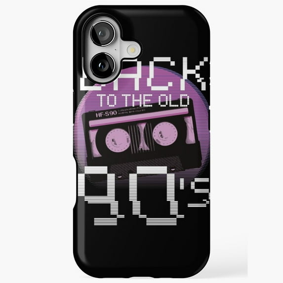 Back In The 90s Cool Nostalgic Retro Tough Phone Case 11 12 13 14 15 17 ...