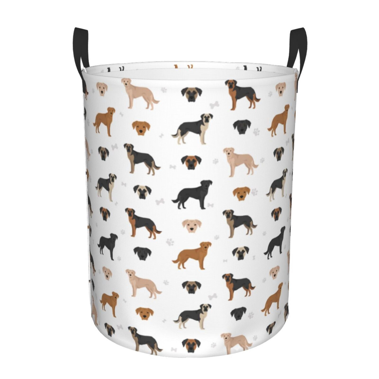 Back Labrador Retriever Dog Laundry Basket, Laundry Hamper Waterproof ...