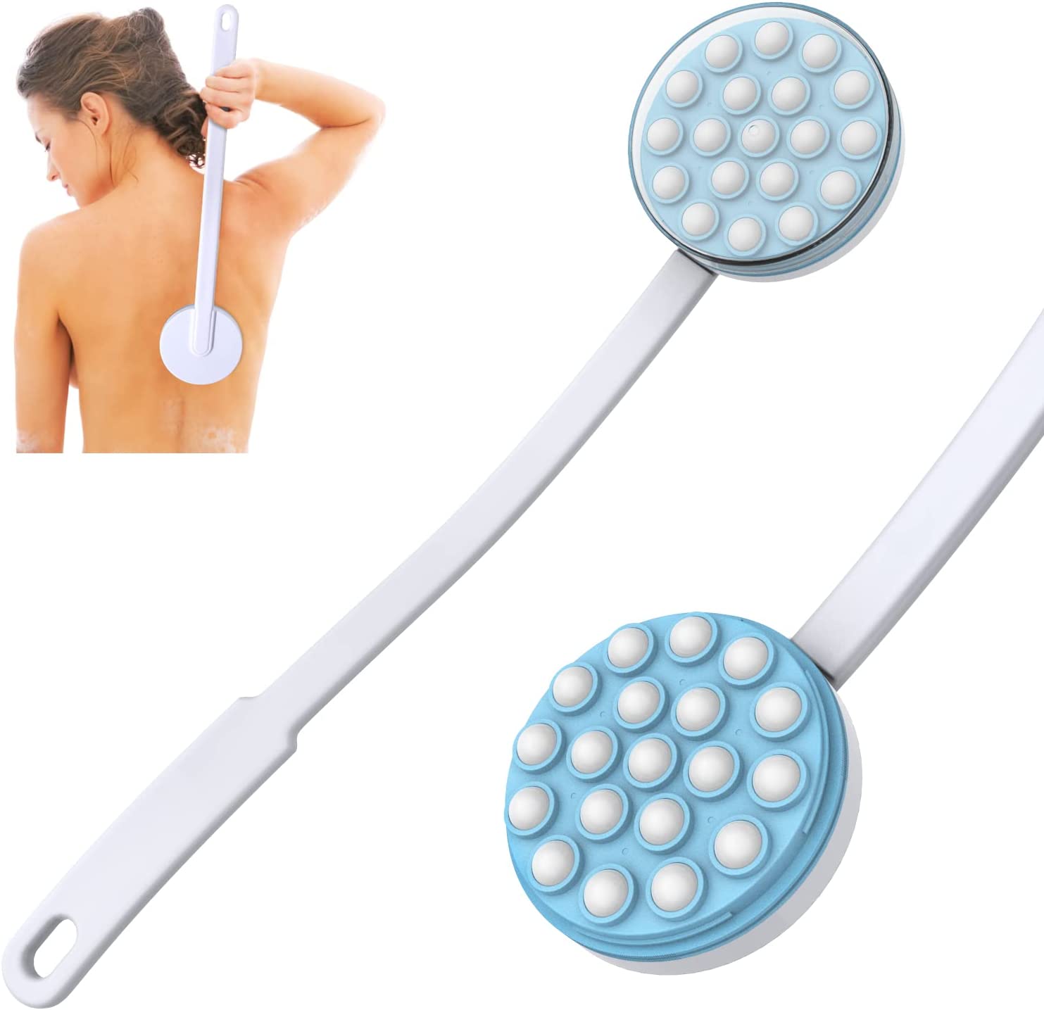 Gupbes Long Handled Lotion Oil Cream Applicator Body Back Leg Bath ...